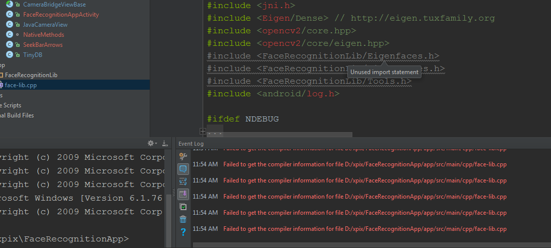 Problem with face-lib.cpp · Issue #7 · Lauszus/FaceRecognitionApp · GitHub