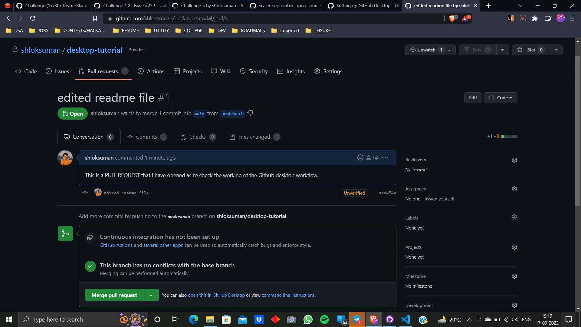 Challenge 1,2 · Issue #232 · scaleracademy/scaler-september-open-source-challenge-2022 · GitHub
