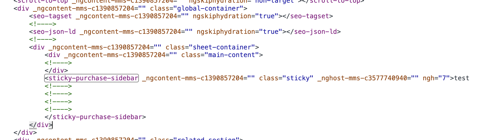 Hydration issues when a component with and without ngSkipHydration are ...