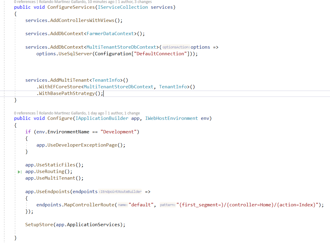 [question] how to inject TenantInfo instance in DataContext · Issue ...