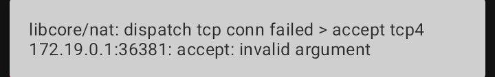 libcore/nat: dispatch tcp conn failed · Issue #684 · SagerNet/SagerNet · GitHub