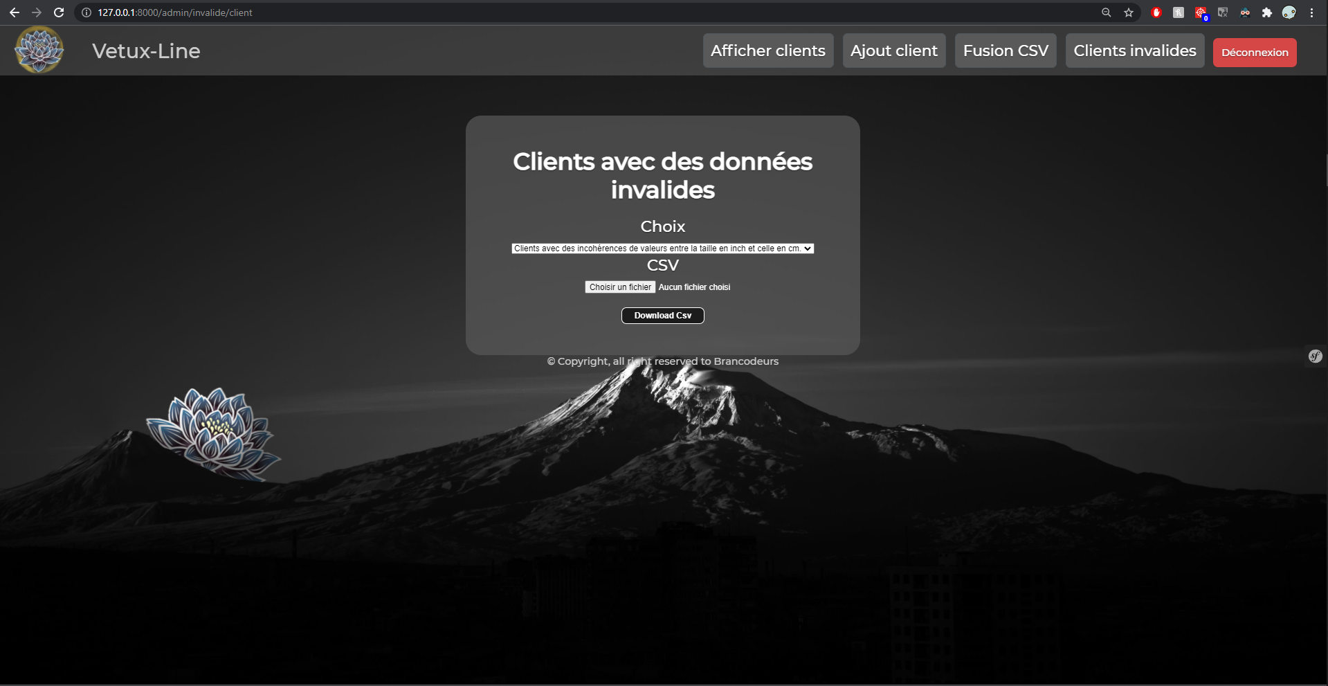 GitHub - zayden-dev/Vetux-Line: Project using the framework symfony during studies