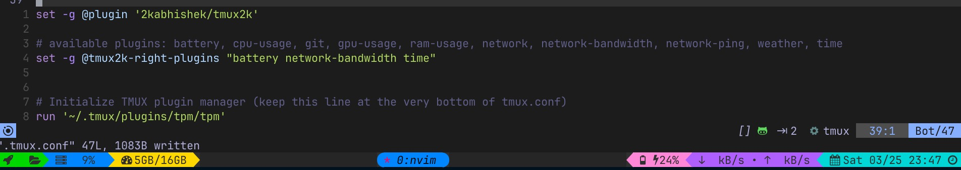 [BUG]: Not getting network bandwidth in my mac m1 air · Issue #1 · 2KAbhishek/tmux2k · GitHub