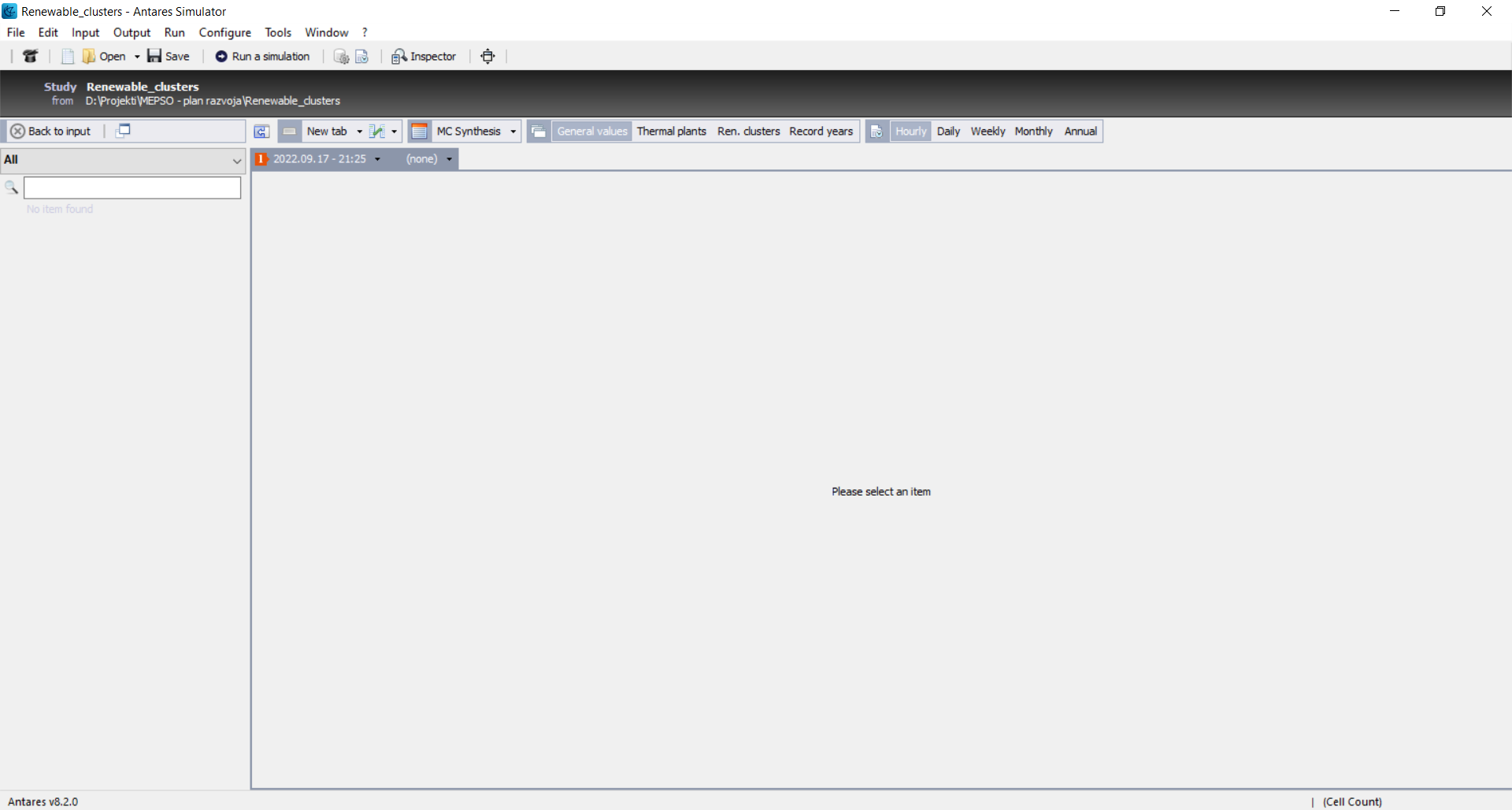 There are no simulation results in the output folder in case when area contains more than nine ...