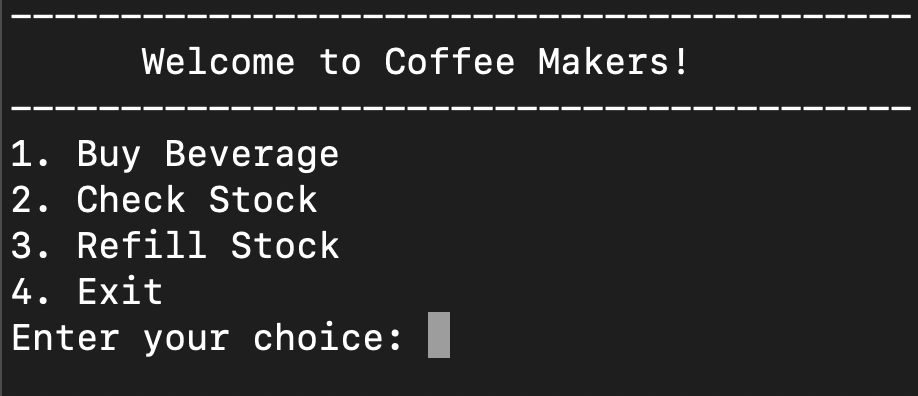 GitHub - atharva-310/coffee-machine-OOPS