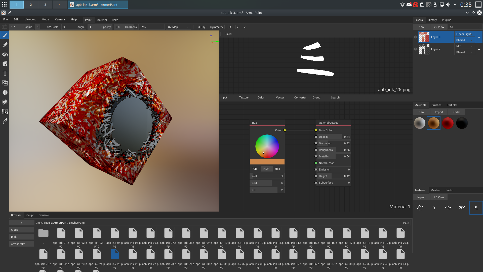Imported model with boolean topology have problems - Linux · Issue #785 · armory3d/armortools ...