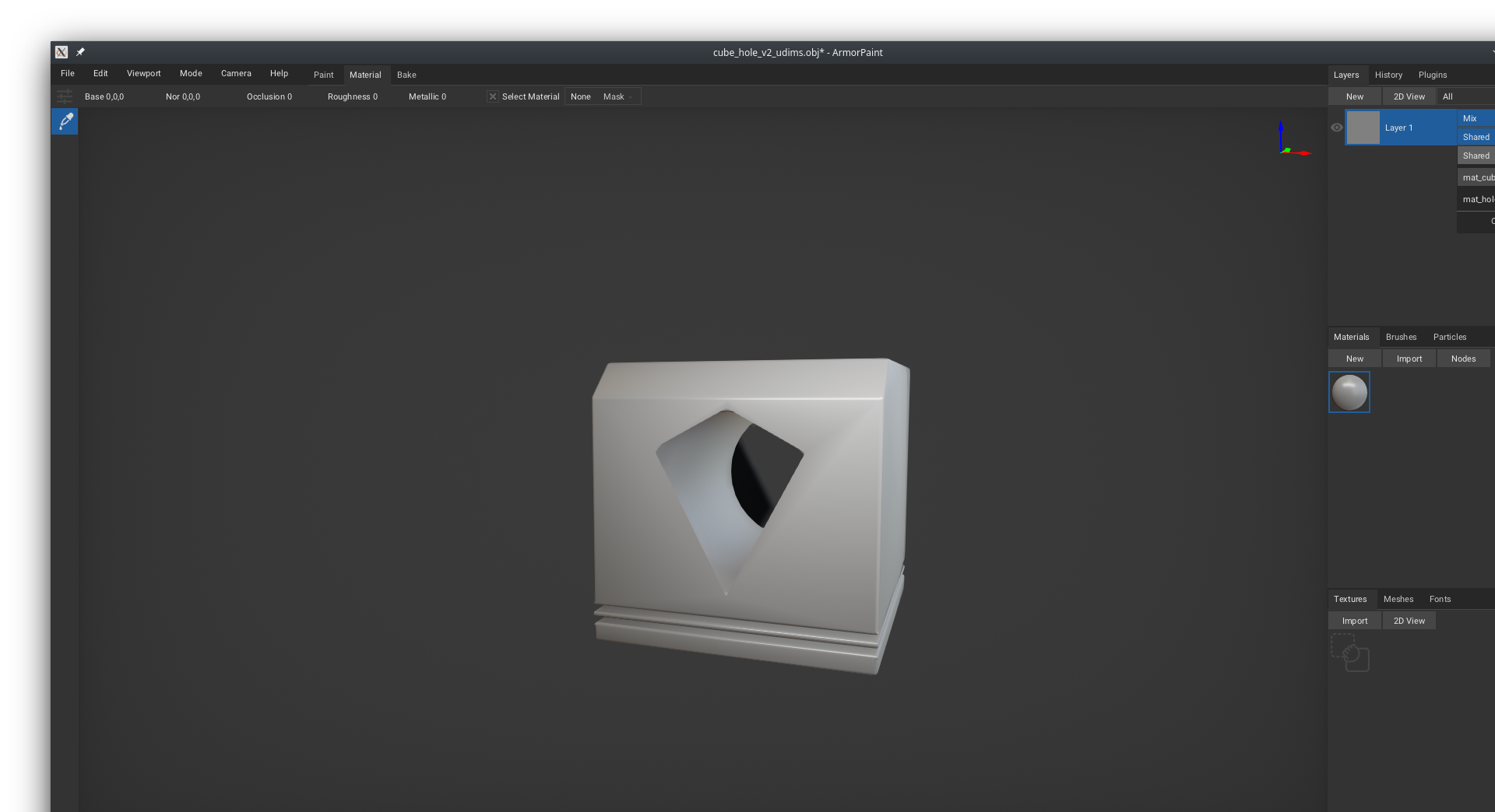 Imported model with boolean topology have problems - Linux · Issue #785 · armory3d/armortools ...