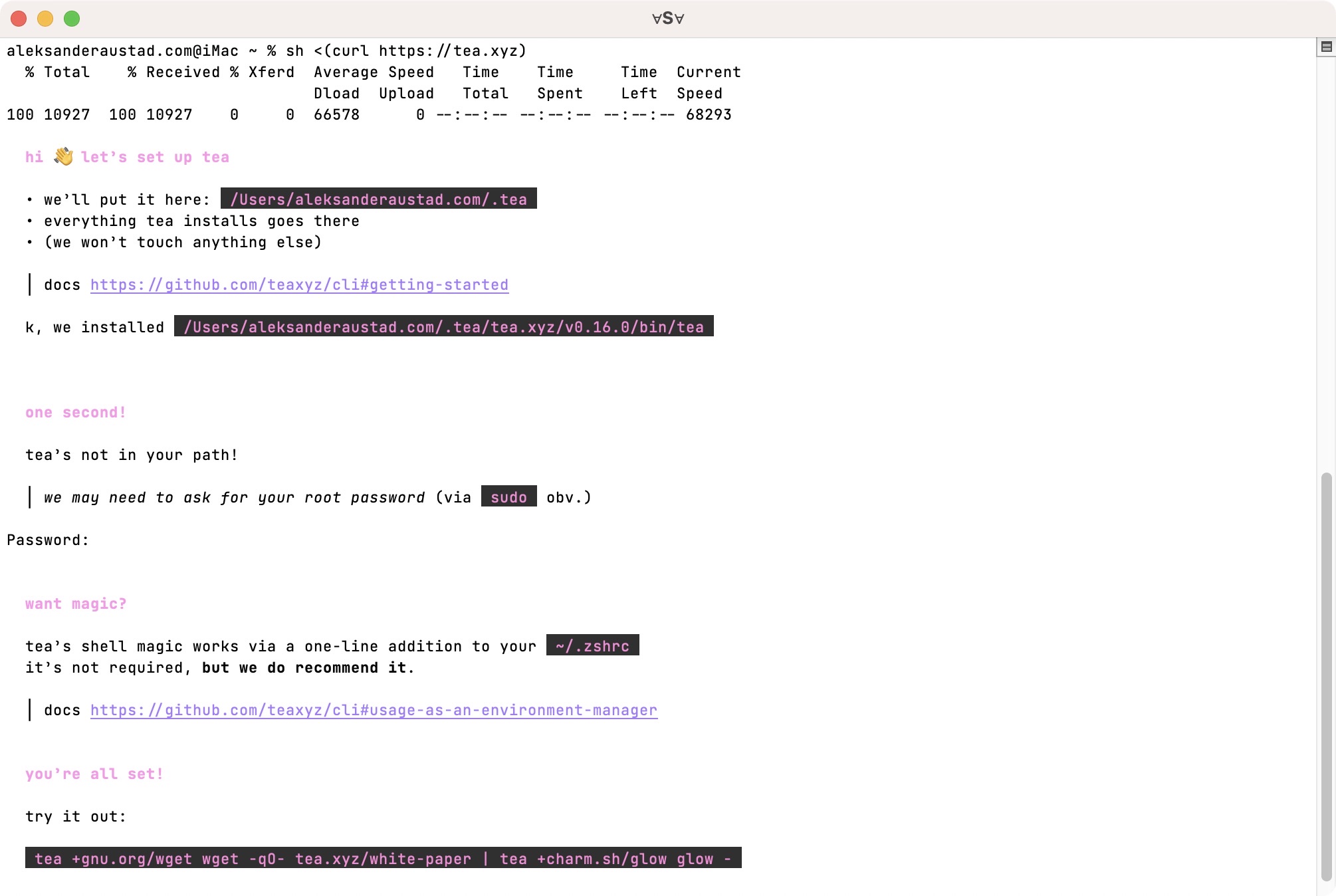Accept ZDOTDIR when installing · Issue #102 · pkgxdev/setup · GitHub