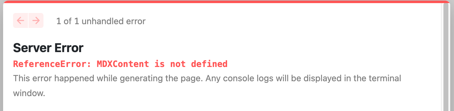 ReferenceError: MDXContent is not defined · Issue #166 · hashicorp/next-mdx-remote · GitHub