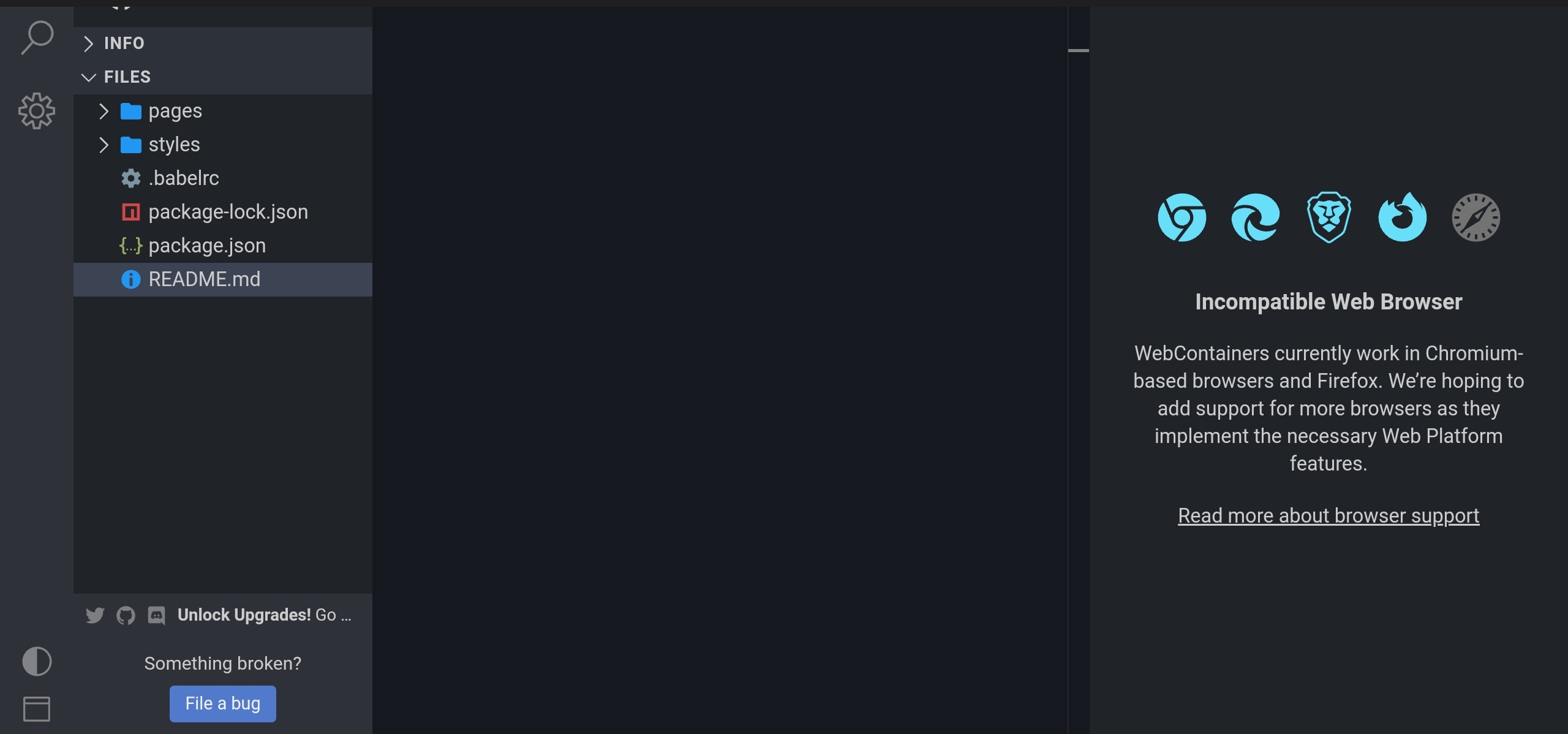 Please add support for mobile · Issue #655 · stackblitz/webcontainer-core · GitHub