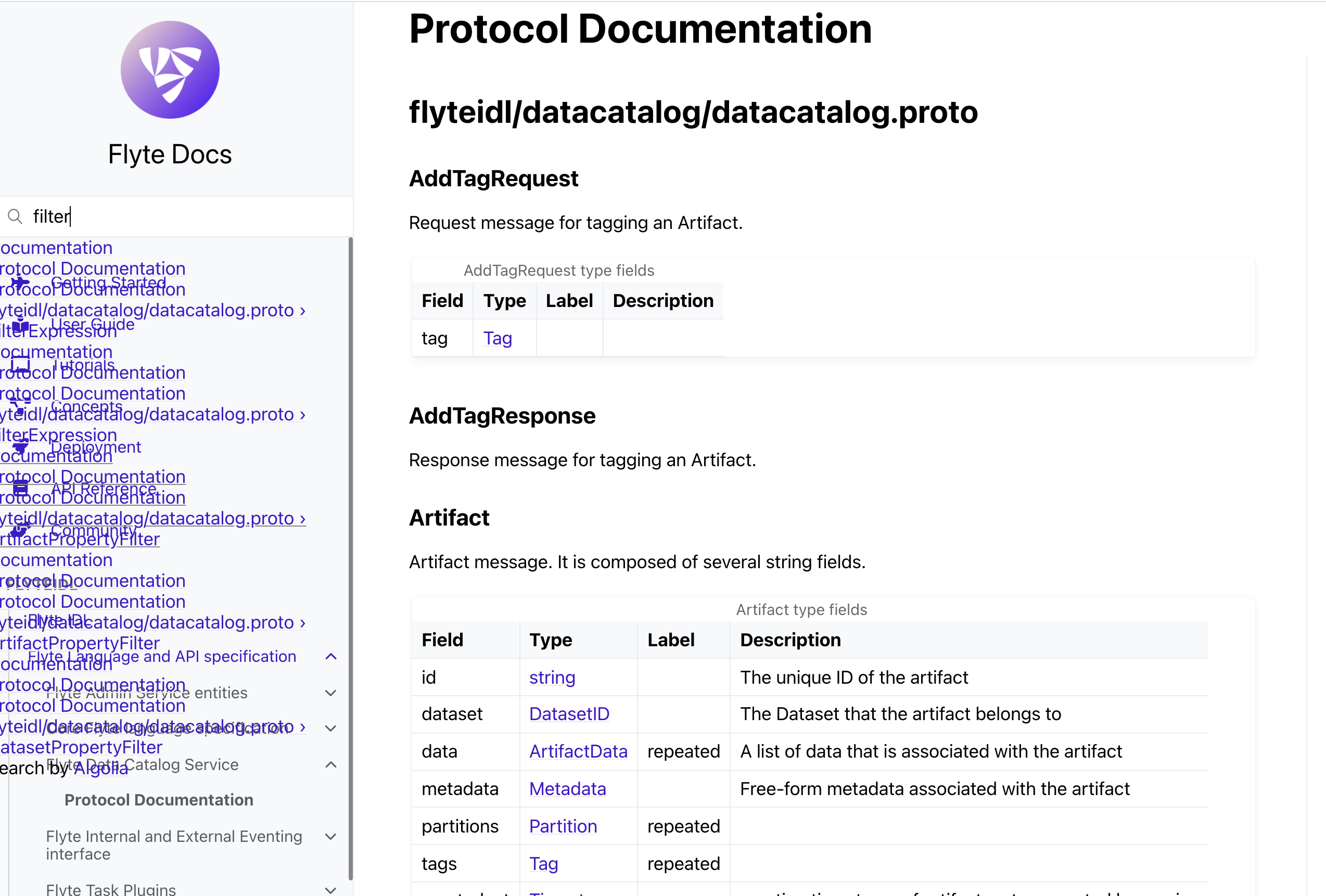 [Docs] The search results are cluttering in the left panel probably due to size restrictions ...