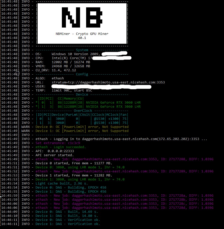 NBMiner v40.1 Nicehash Extra Launch Parameters Not Working · Issue #671 · NebuTech/NBMiner · GitHub