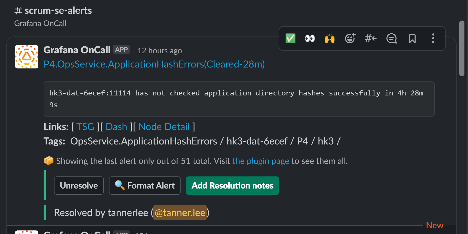 Annoying Slack Ping on Resolving Alerts · Issue #187 · grafana/oncall · GitHub