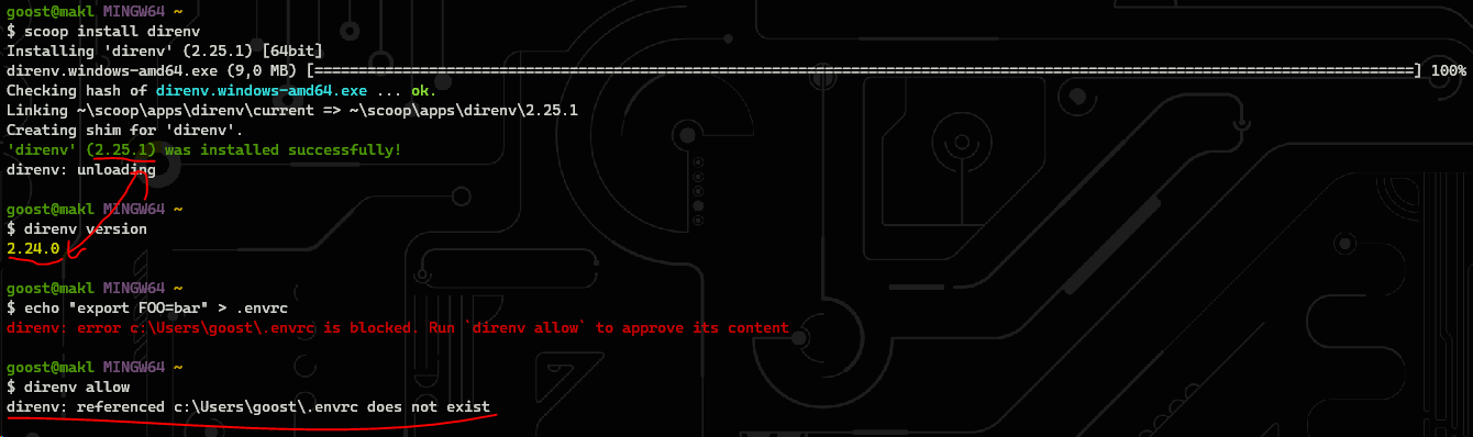 Direnv Referenced Envrc Does Not Exist While Executing Direnv Allow · Issue 707 · Direnv