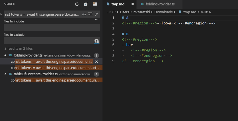 Bug: Markdown, U+2028, and "Go to Symbol in File..." · Issue #63749 ...