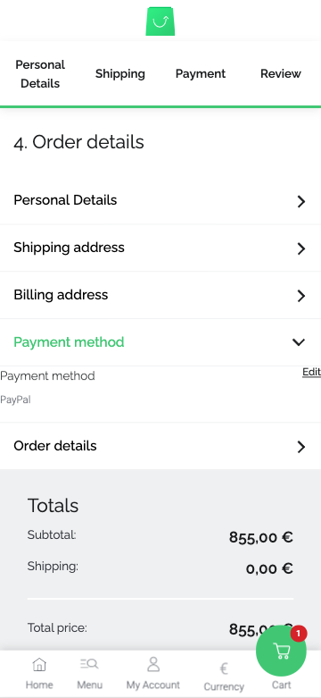[BUG] Margins on order review page are broken · Issue #1083 · vuestorefront/shopware-pwa · GitHub