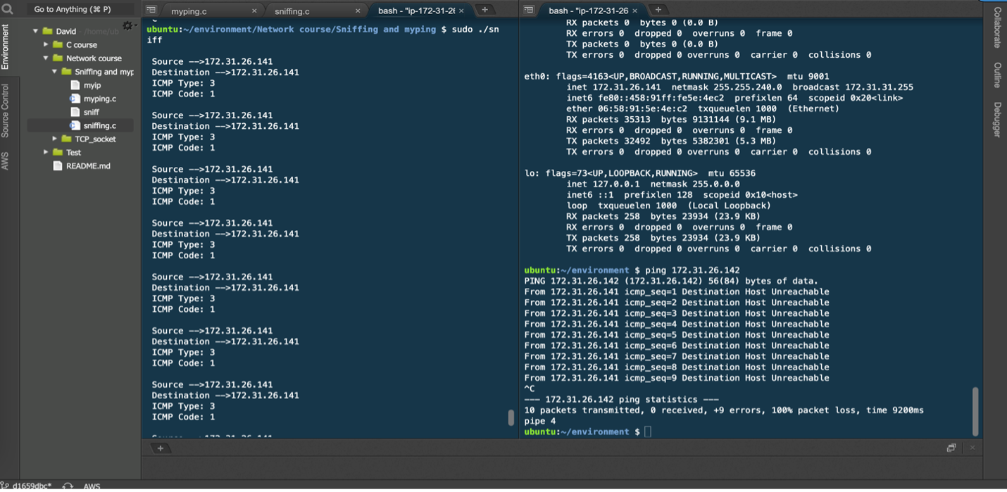 GitHub - MightyArty/Network_ex5: ICMP ECHO request's, reply's and ICMP sniffing