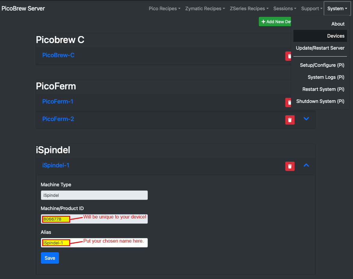 Document iSpindle Setup Steps · Issue #220 · chiefwigms/picobrew_pico · GitHub