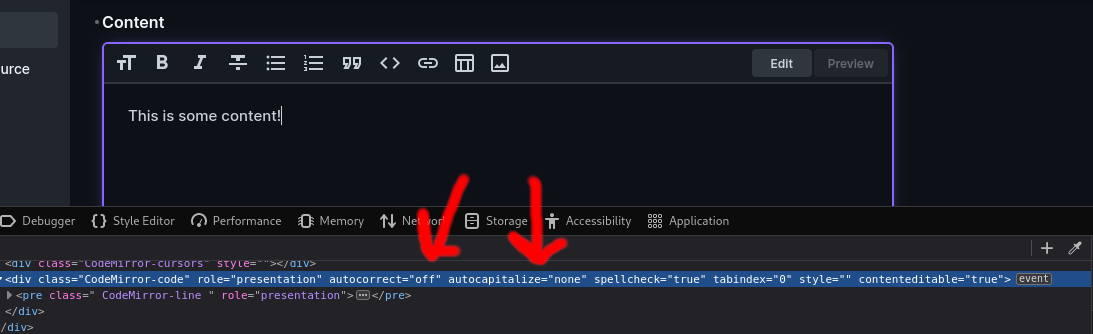 Autocapitalization, autopunctuation, and autocorrect not working on Markdown field on iOS ...