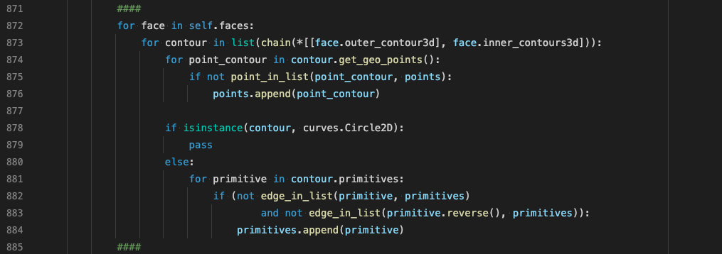 Refactor Shell3dgetgeolines · Issue 1157 · Dessia Techvolmdlr · Github
