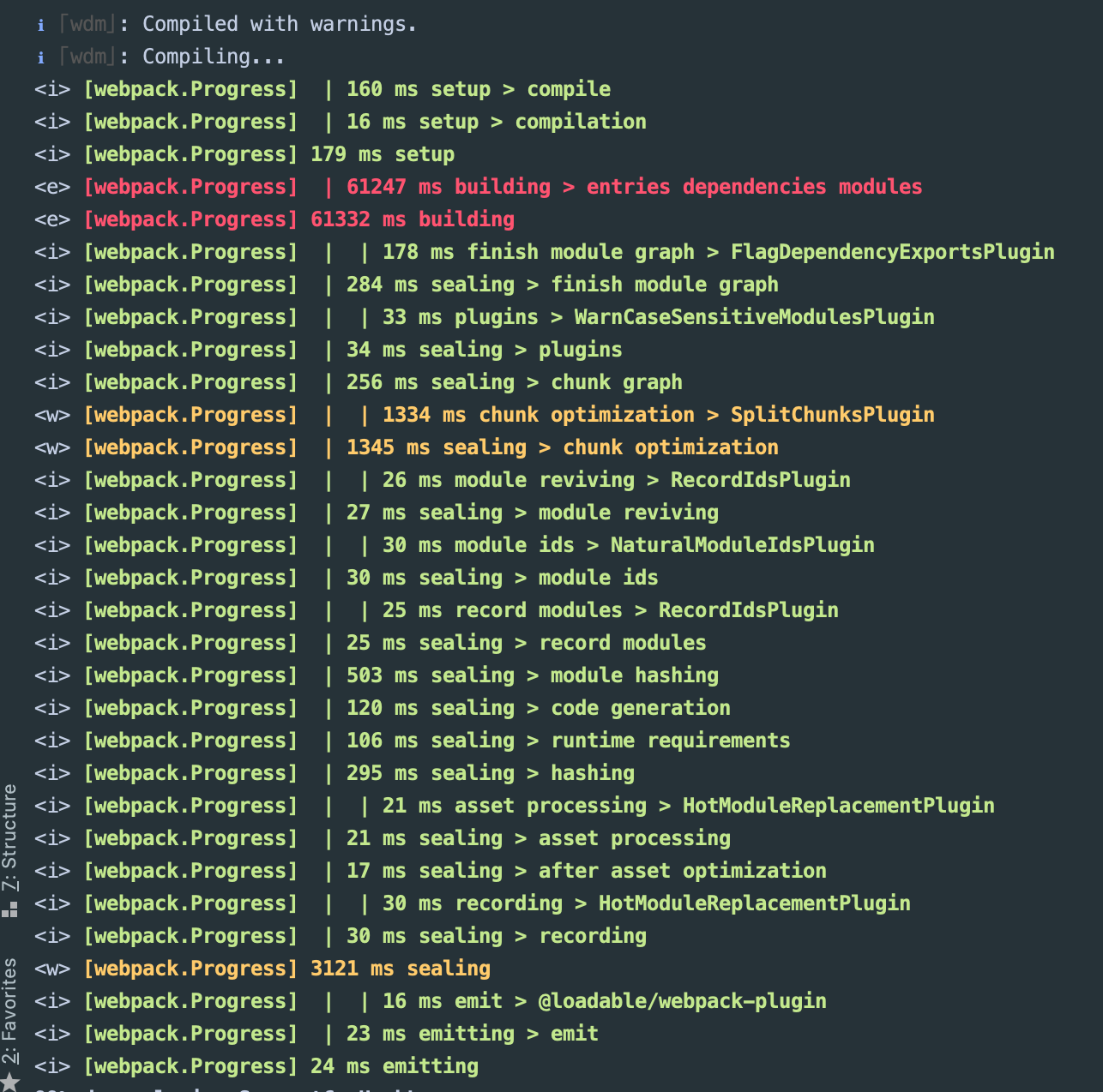 [Webpack 5] Long time for rebuilds · Issue #11443 · webpack/webpack · GitHub