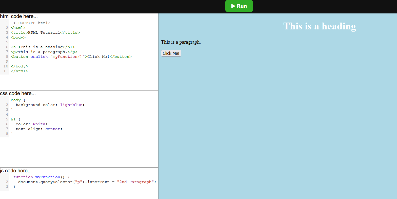 GitHub - SRNoori/Code-Editor-like-codepen: Code Editor like Codepen ...