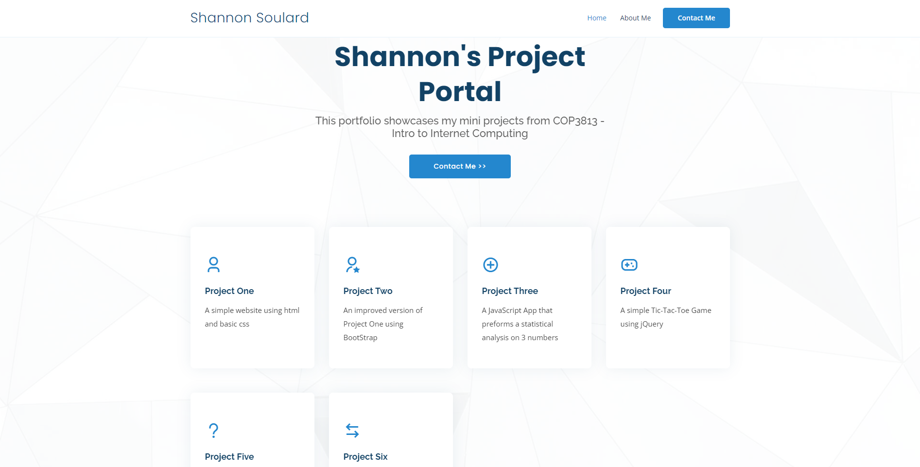 GitHub - shannonsoulard/Web-Development-Portfolio: This Repo is to ...