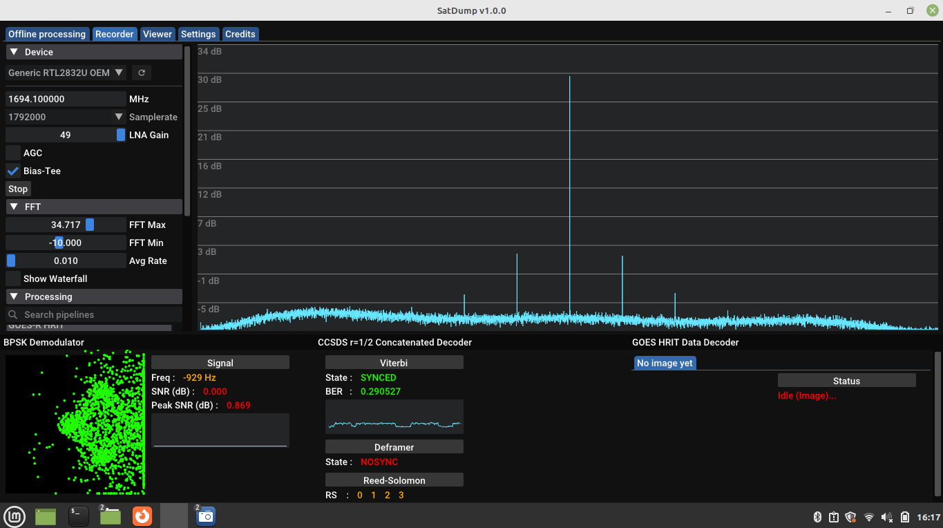 RTLSDR LNA gain not high enough. · Issue #125 · SatDump/SatDump · GitHub