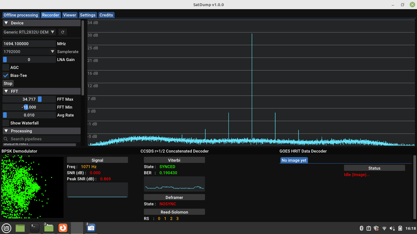 RTLSDR LNA gain not high enough. · Issue #125 · SatDump/SatDump · GitHub