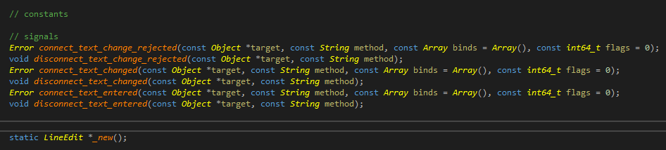 What about adding signals to the C++ api? · Issue #374 · godotengine ...