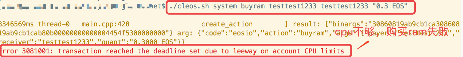 Account have sufficient balance, but can't buy ram or delegatebw cpu · Issue #4297 · EOSIO/eos ...