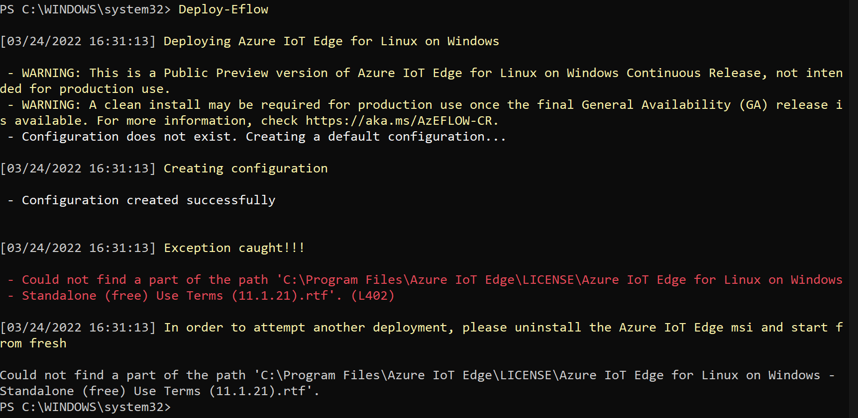 Unable to deploy eflow vm with iotedge 1.1 · Issue #132 · Azure/iotedge-eflow · GitHub
