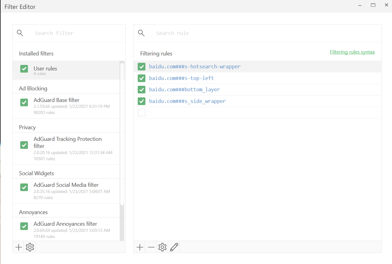 baidu.com · Issue #72032 · AdguardTeam/AdguardFilters · GitHub