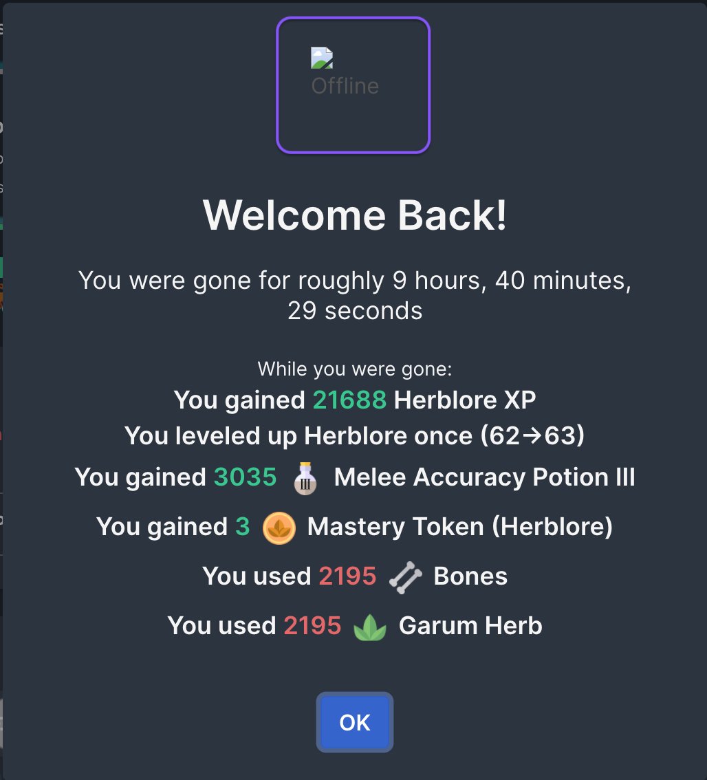[Bug]: Missing Herblore icon when getting back to the game after being offline · Issue #2137 ...