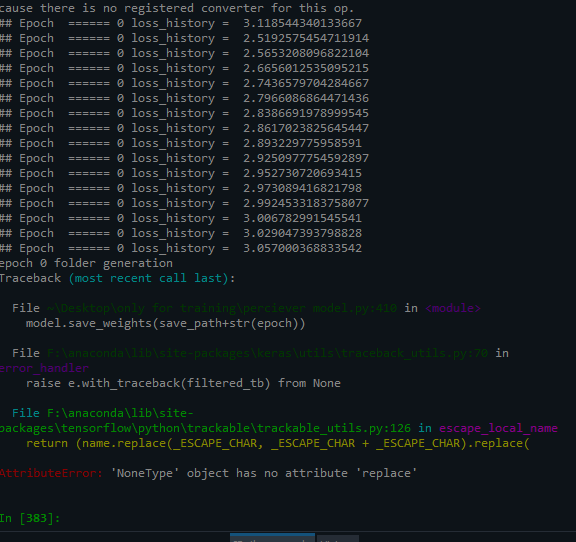How To Save This Model After Certain Epoch In A Directory I Try Alot But Can Not Save In My 8588