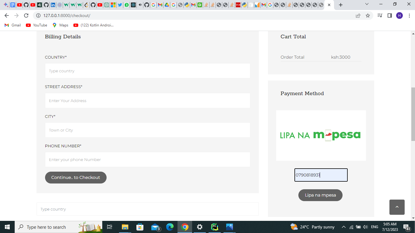 GitHub - Kimani-dev931/Mpesa-Integrated-Django-Ecommerce-Website