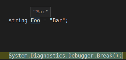 Debug value popup does not respect defined font family in settings ...