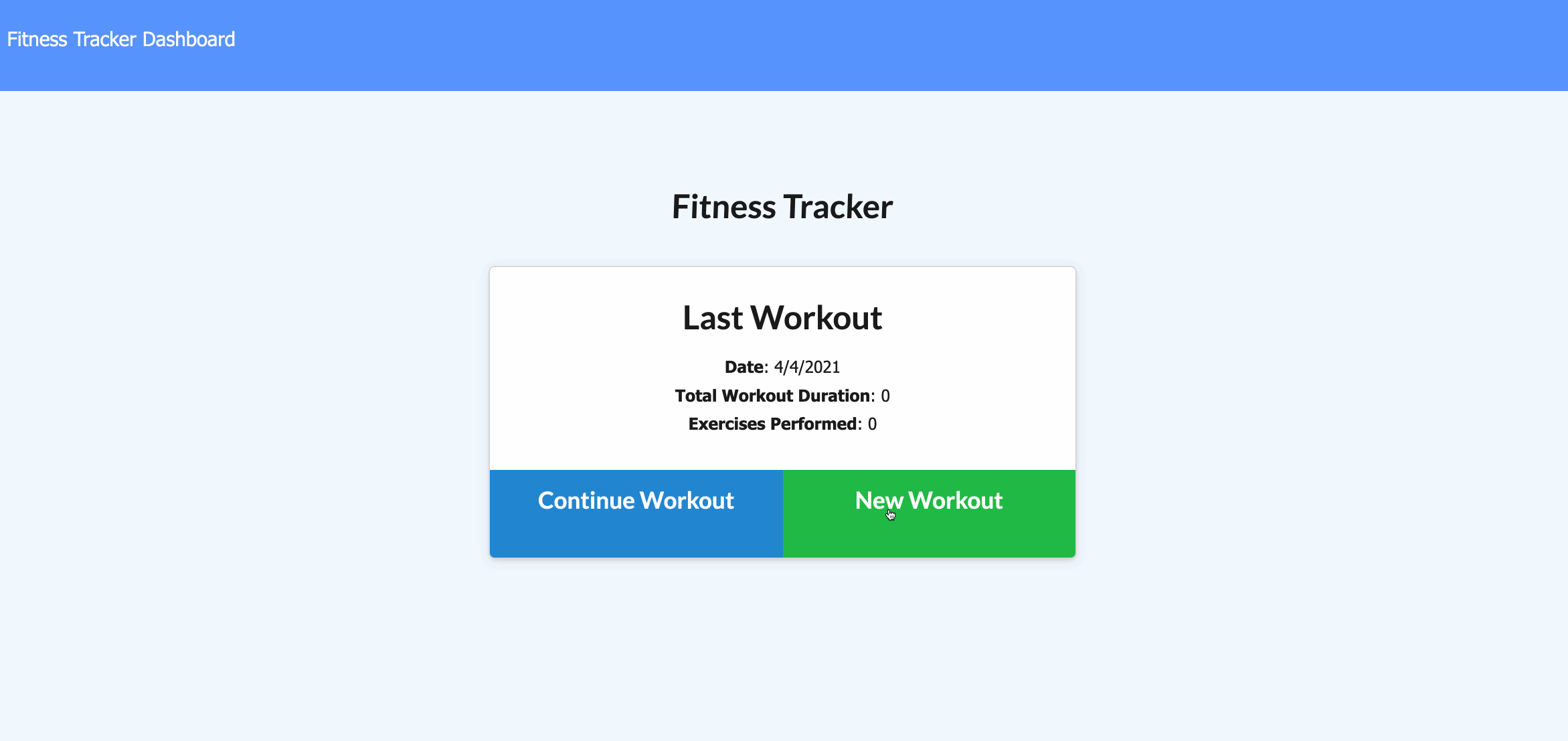 Github Smoyamendezfitness Workout Tracker A Workout Tracker To View Create And Track Daily