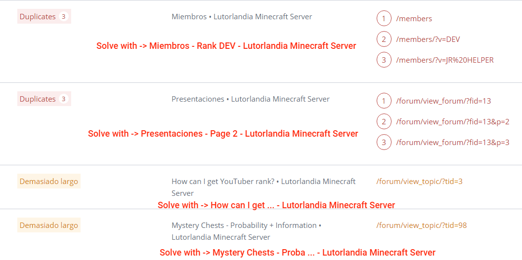 [Suggestion] Better SEO · Issue #665 · NamelessMC/Nameless · GitHub