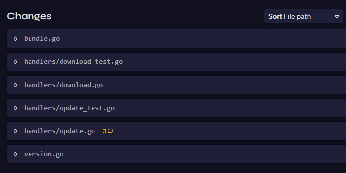 Sort files in lexicographic order in diff view · Issue #29 · codeapprove/feedback · GitHub
