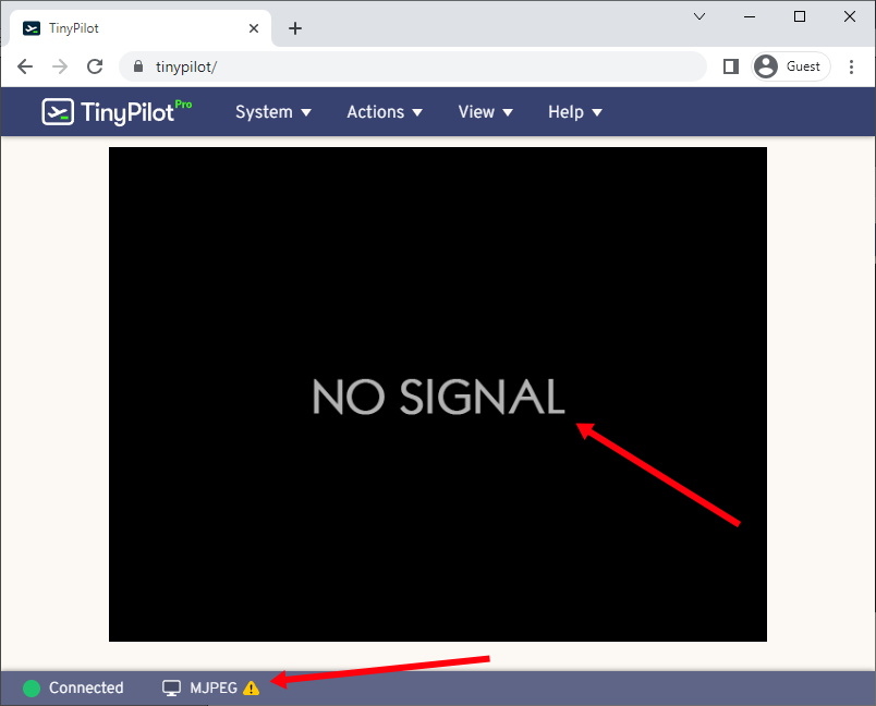 TinyPilot reports H.264 failure when remote display is just off · Issue #1487 · tiny-pilot ...