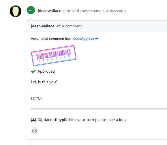 GIFs on CodeApprove don't appear on Github · Issue #105 · codeapprove/feedback · GitHub