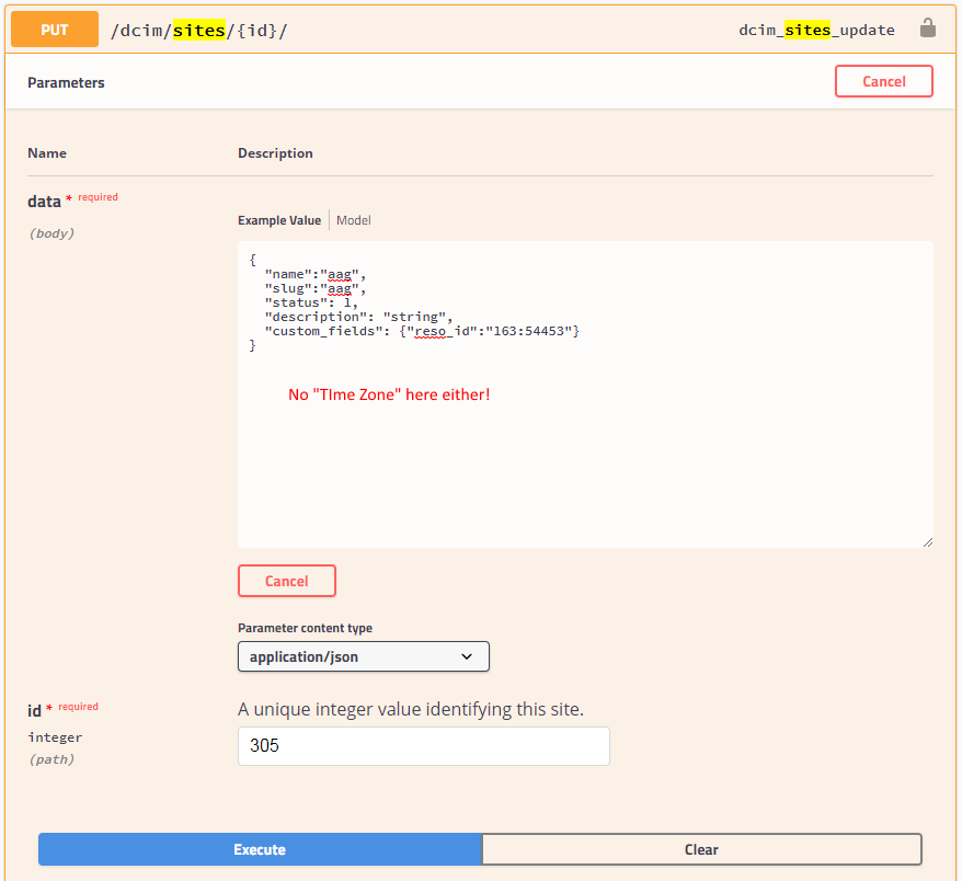Getting Error for Time Zone Required When Updating Site · Issue #59 · netbox-community/pynetbox ...