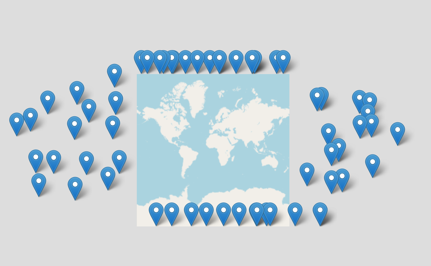 event.latlng on click outside of map works inconsistent for north/south ...