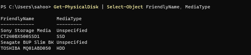 Get-PhysicalDisk returning MediaType Unspecified for removable drives · Issue #15772 ...