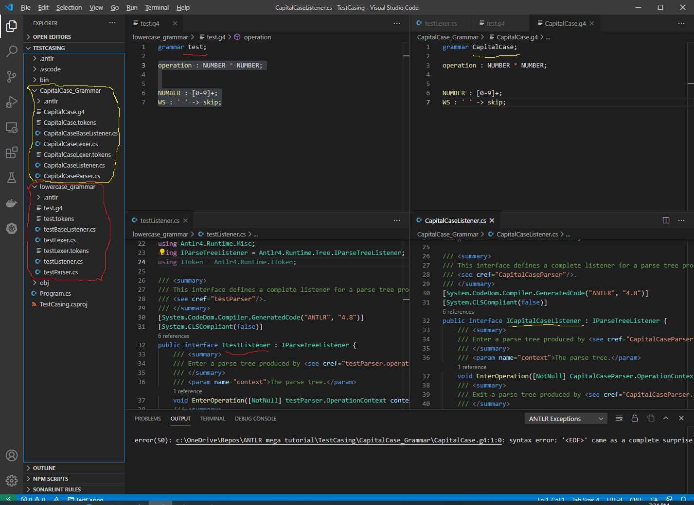 CSharp file generation naming convention · Issue #131 · mike-lischke/vscode-antlr4 · GitHub