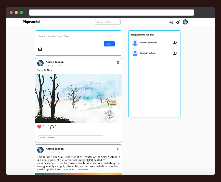 GitHub - ahmed-tahoon/Social-Networking-Mern: Built a project with MERN ...