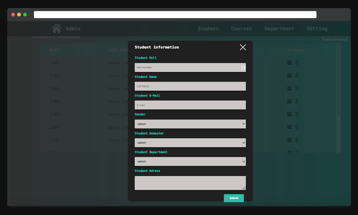 GitHub - ahmed-tahoon/Student-Information-System: Student Information ...