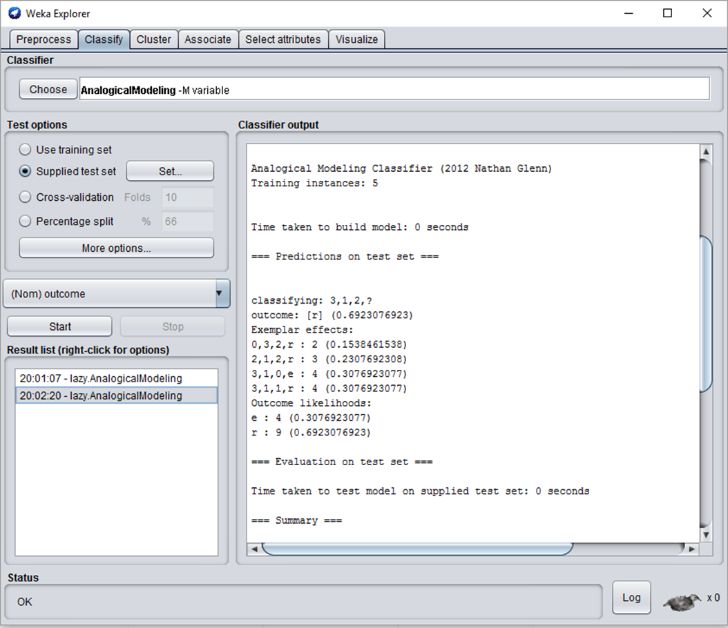 GitHub - garfieldnate/Weka_AnalogicalModeling: Analogical Modeling WEKA ...