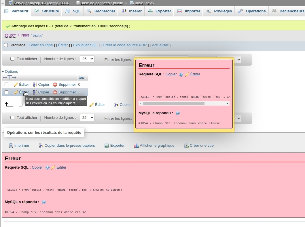 Cast0x As Binary · Issue 16773 · Phpmyadminphpmyadmin · Github 3660